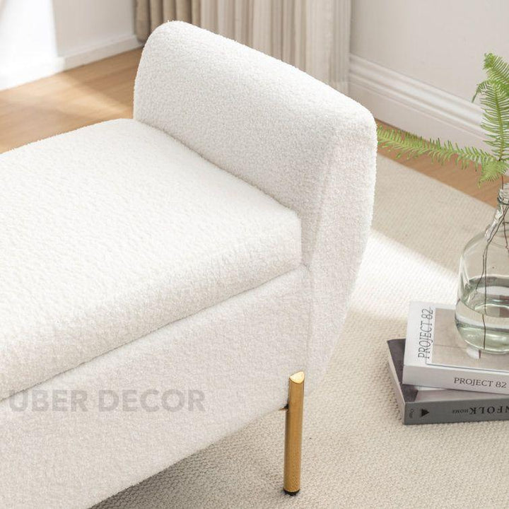 Avelyn Modern European-Inspired Flip Top Storage Bench – Minimalist En ...