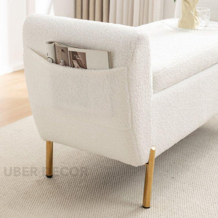 Avelyn Modern European-Inspired Flip Top Storage Bench – Minimalist En ...